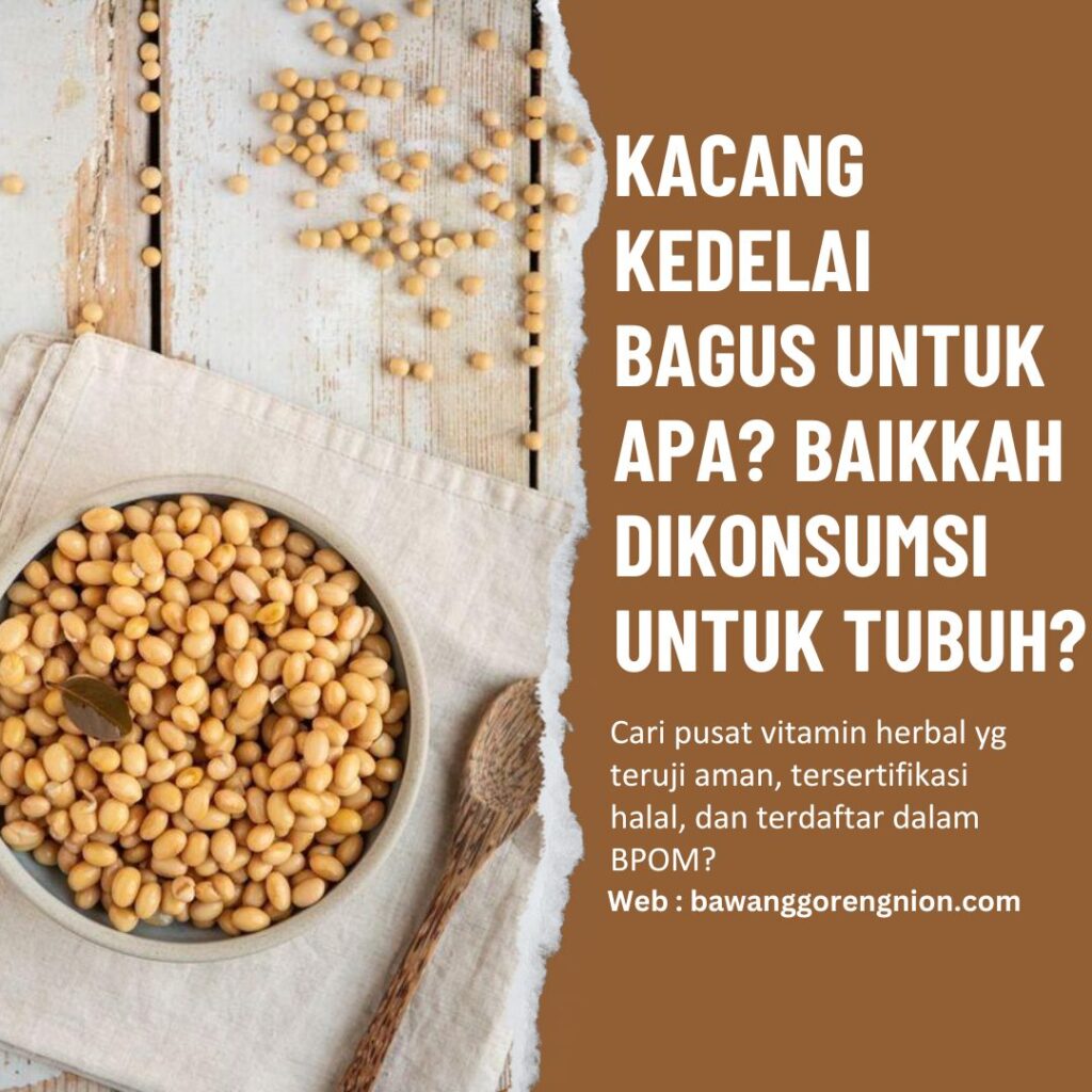 Kacang Kedelai Bagus Untuk Apa? - Bawang Goreng Nion-nion