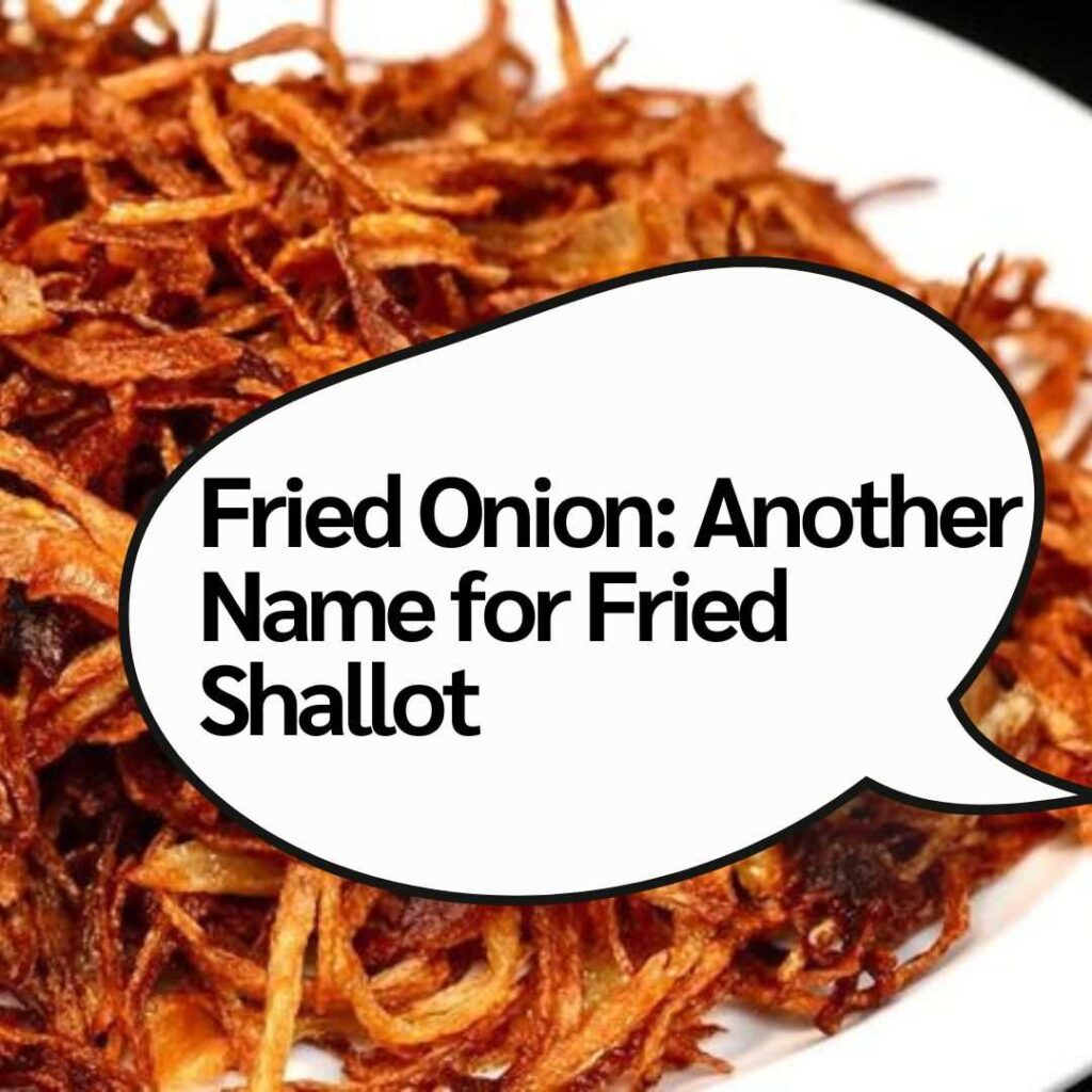 Fried Onion: Another Name for Fried Onions