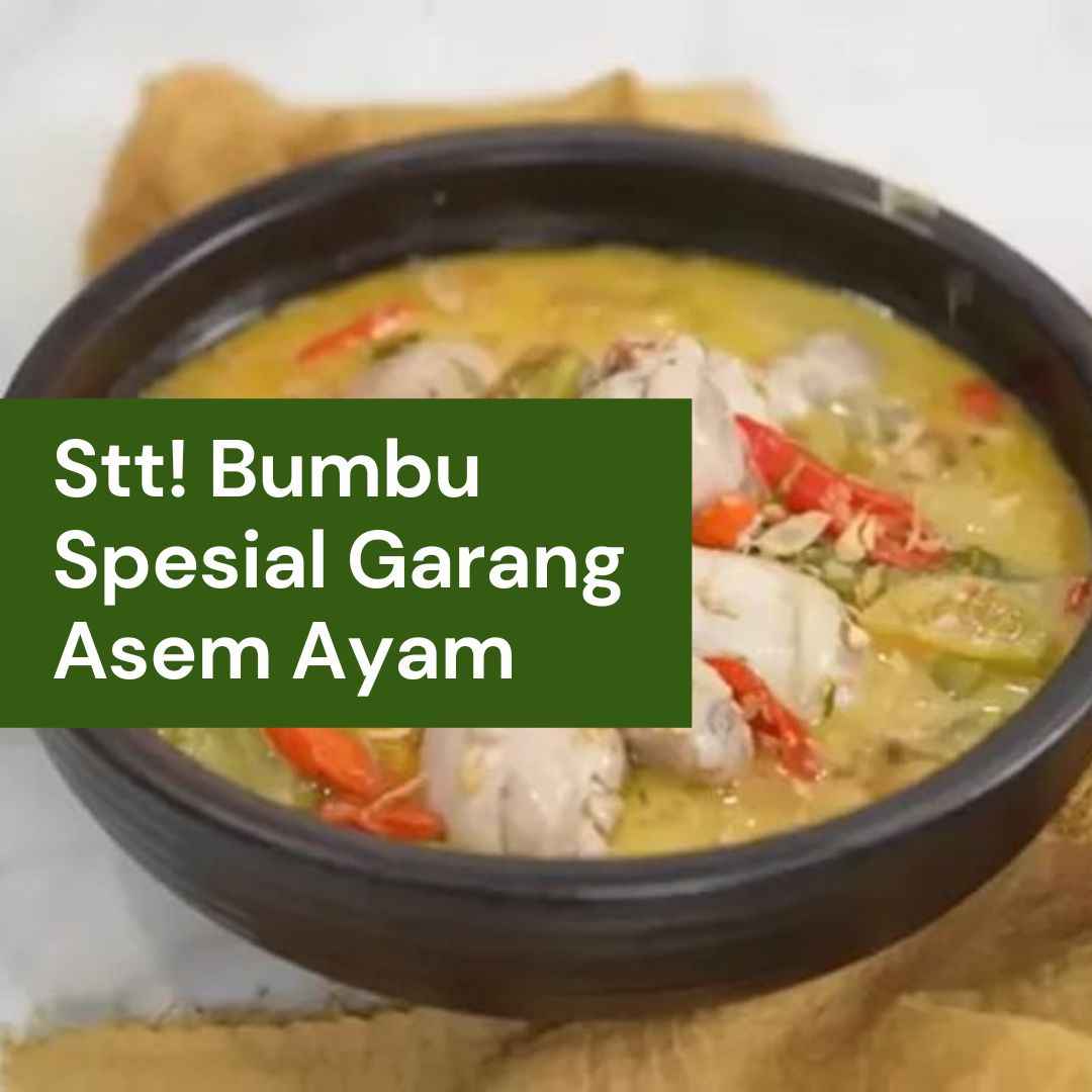 Bumbu Garang Asem Ayam Jawa Agar Nikmat Asam Gurih, Ini Dia!